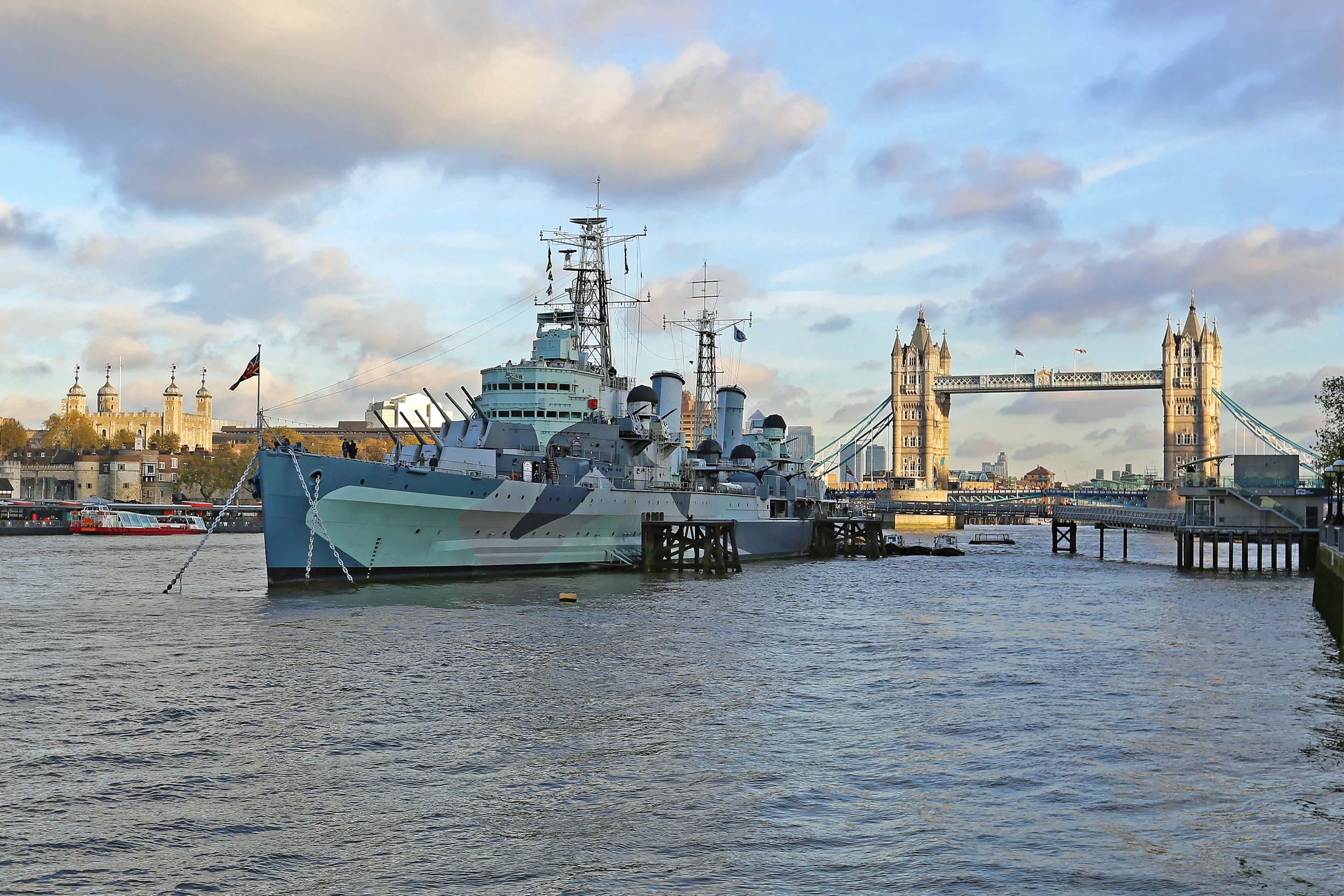 HMS Belfast i London - Storbyferie.com